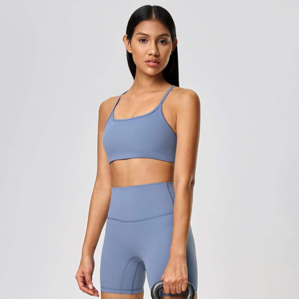 fitfeverapparel chest pad cross back bra - fitfeverapparel.com